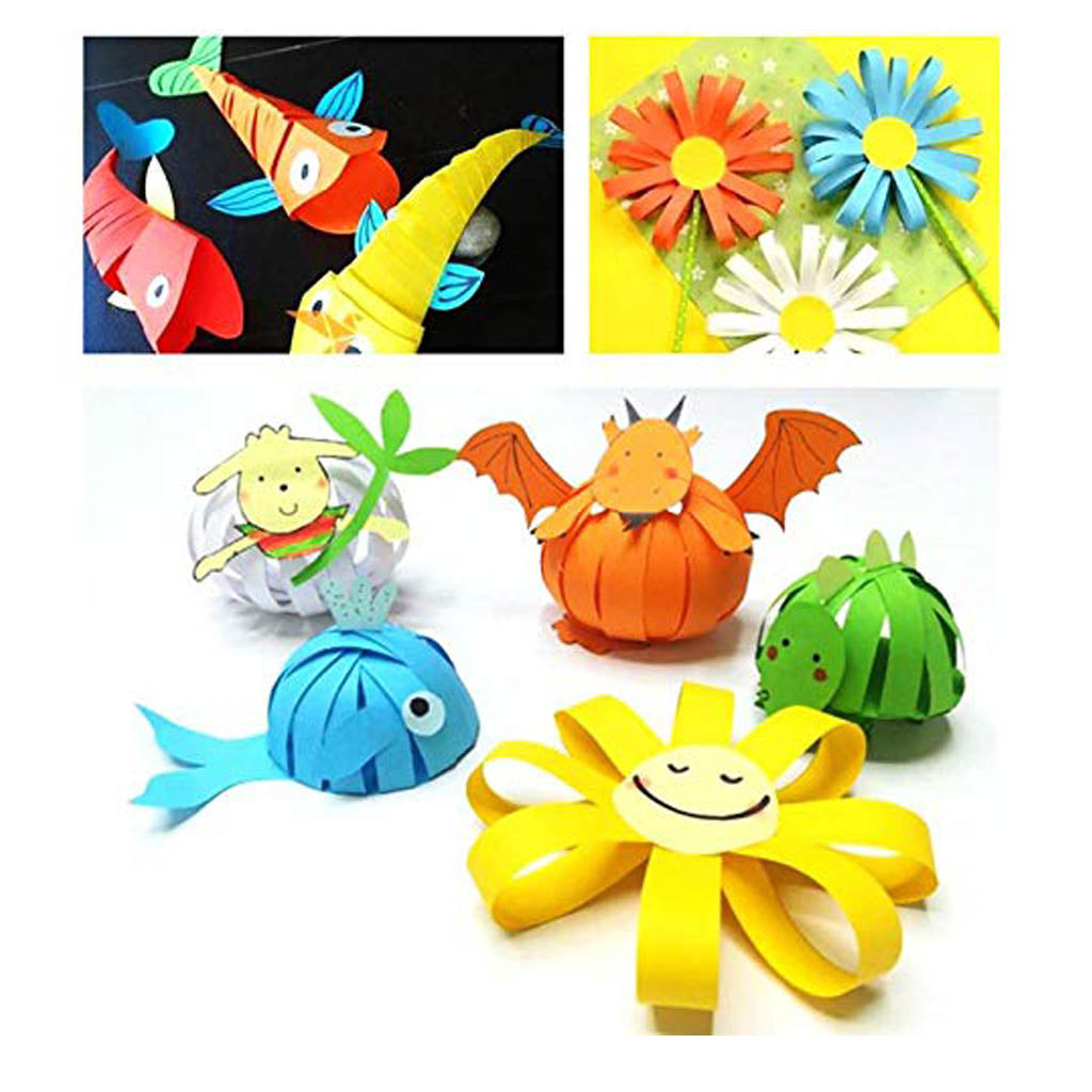 100 Pcs Color Sheets - Art and Craft Paper A4 Size – Chirukaanuka