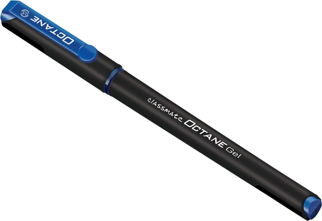 Classmate Octane Gel Pen (Blue & Black)- Pack of 25 + 10 Gel Refills F ...