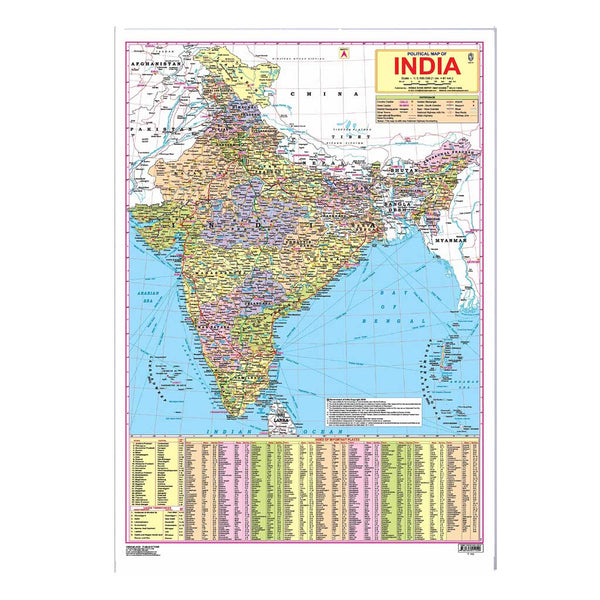 India Map (Early Learning Chart) – Chirukaanuka
