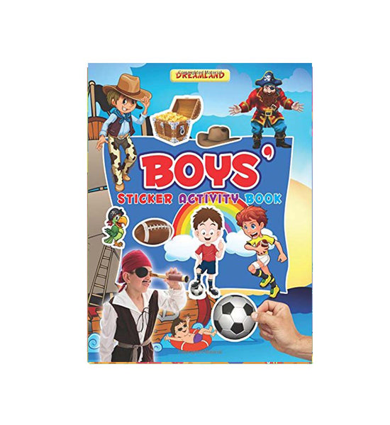 Sticker Activity Book - Boys (English) – Chirukaanuka